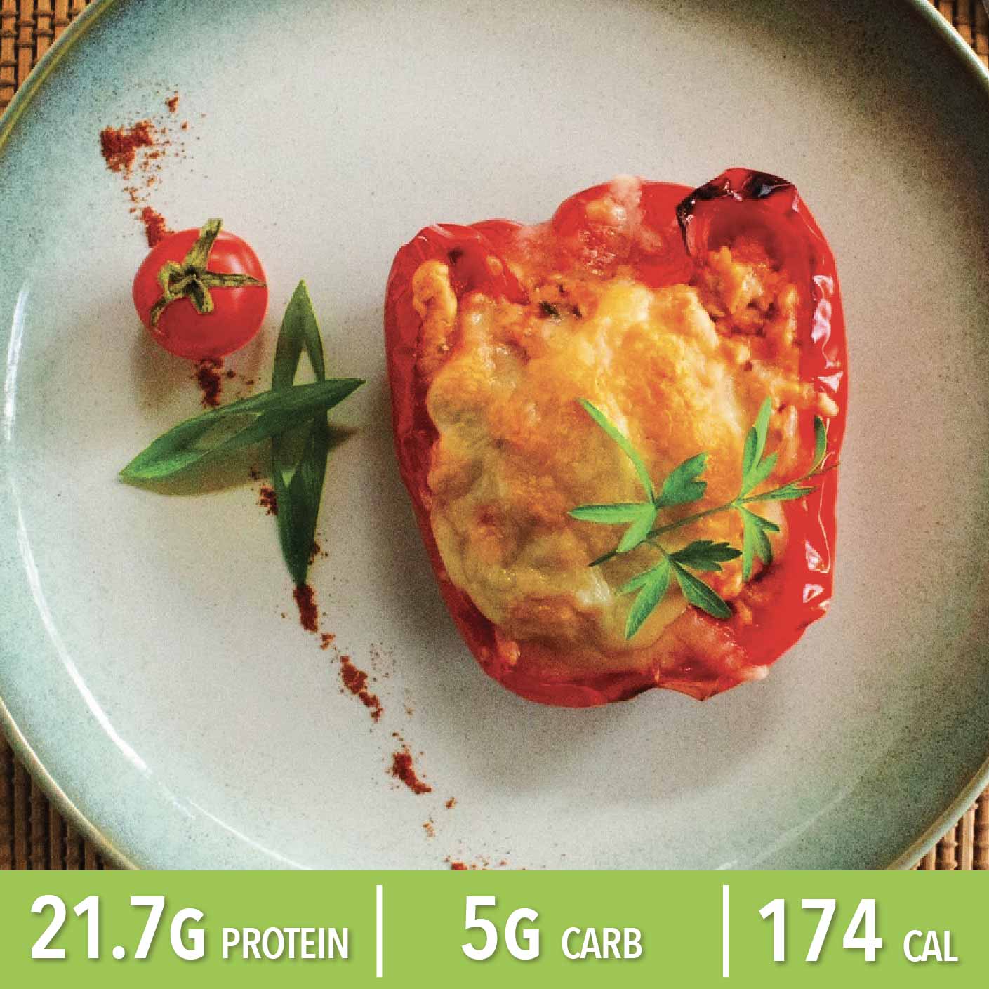 Stuffed Chicken Mince Capsicum - Perfect Portion Meals